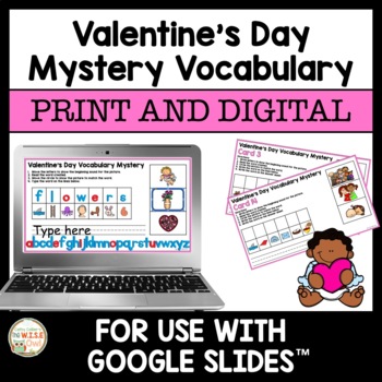 4-Deck Winter Mystery Vocabulary Decks For Google Slides™ | The WISE Owl