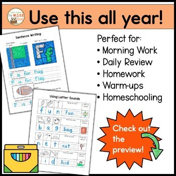 Alphabet Activity Pages Handwriting Letter/Sound Associations Writing ...