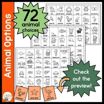 Animal Research For First Grade: Research Templates & Guides For K ...