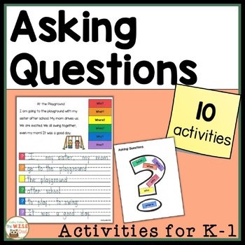 Asking Questions Anchor Chart The First Week! | Teaching With Haley