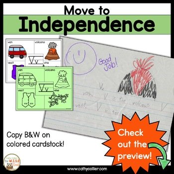 Back To School Alphabet Writing Prompts K & 1st 4 Square Templates ...