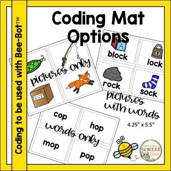 Bee-Bot Short Vowel O Words Coding & Robot Practice Kinder 1st ...