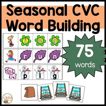 CVC Words Blending And Building | Independent Center For Kindergarten ...