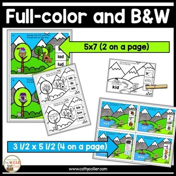 CVC Writing Task Cards Phonics Science Of Reading Literacy Centers ...