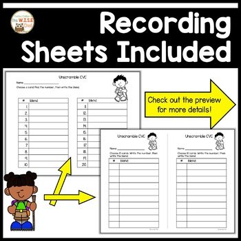 CVC Writing Word Building Task Cards Science Of Reading Phonics Centers ...