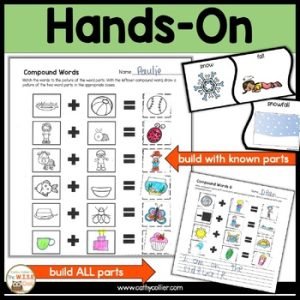 Compound Words Worksheets Lessons Activities Cut And Paste Phonemic ...