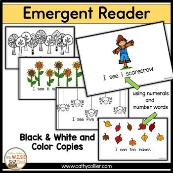 Counting On Fall Emergent Reader Independent Reading Mini Book | The ...