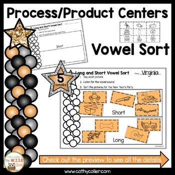 January Workstations Happy New Year Word Work Centers Phonics SOR | The ...