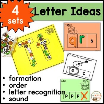 Letter Lessons BUNDLE For Formation Recognition Sounds And Order K-1 ...
