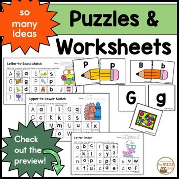 Letter Lessons BUNDLE For Formation Recognition Sounds And Order K-1 ...