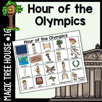 Magic Tree House Hour Of The Olympics #16 Book Companion Activities K-2 ...