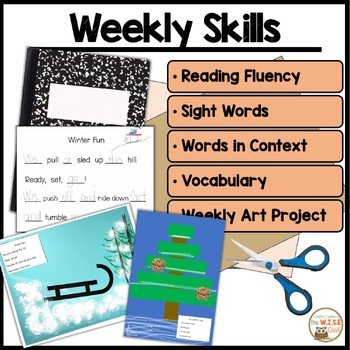 Poem Of The Week Sight Word Practice Lessons Shared Reading DECEMBER ...