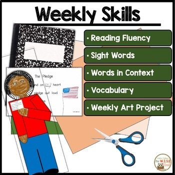Poem Of The Week Sight Word Practice Shared Reading PLEDGE OF ALLIGENCE ...