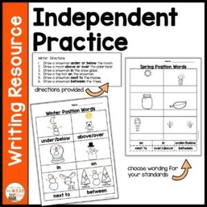 Positional Words Anchor Chart, Lessons And Activities | The WISE Owl