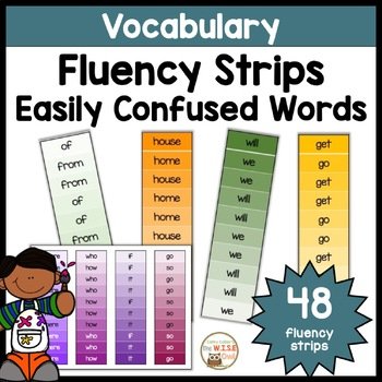 Vocabulary Easily Confused Words | Sight Word Fluency | Reading ...