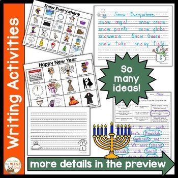 Winter Word Cards | Vocabulary Writing Center | Independent Work ...