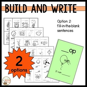 Word Family Folding Books Short O Phonics Science Of Reading Onset And ...